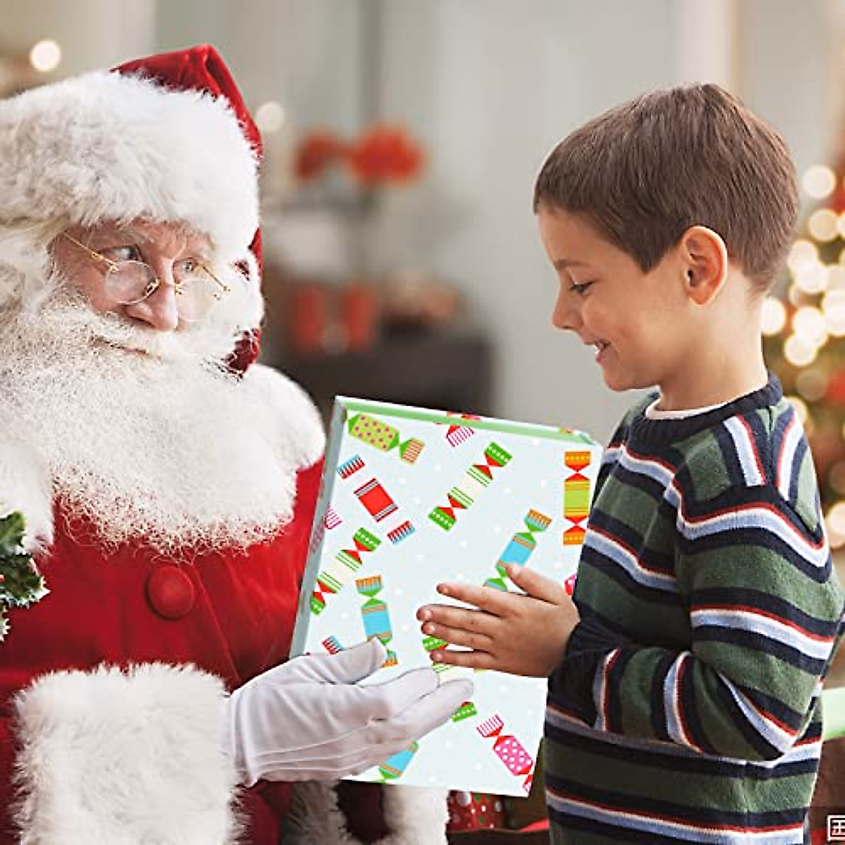 Christmas Gift Box 14" X 9.5" X 2.3" with Magnetic Closure, Perfect Design for Gift Wrapping, Christmas, Thanksgiving, Father'S Day, Mother'S Day Gift Boxes and Ideal for All Kinds Of Holiday Gifts