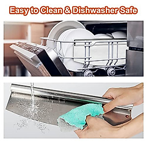 Supercenter Pizza Cutter Sharp Rocker Blade Stainless Steel Pizza Slicer Knife with Plastic Blade Cover, 14-inch Large Pizza Cutter Rocker for Kitchen Tool Accessories