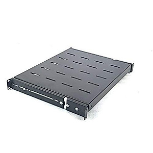 Ares Vision 250mm 1U Heavy Duty Steel 19'' Wide Sliding Shelf for 400MM Server Cabinet. 2 Pack