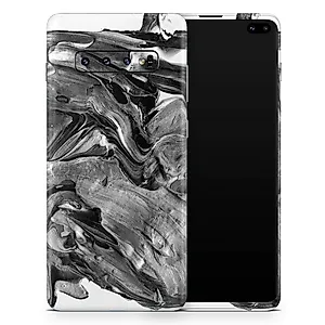 DesignSkinz Liquid Abstract Paint V57 Protective Vinyl Decal Wrap Skin Cover Compatible with The Samsung Galaxy S20 (Screen Trim & Back Glass Skin)