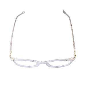 Firmoo Blue Light Blocking Glasses for Women/Men, Oversized Round Clear Computer Glasses Bluelight Blocker Glasses Anti Glare Reduce Eye Strain