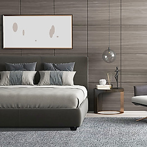 4pcs 40mm Height Brown Eucalyptus Wood Round Bun Furniture Feet Sofa Cabinet Couch Legs