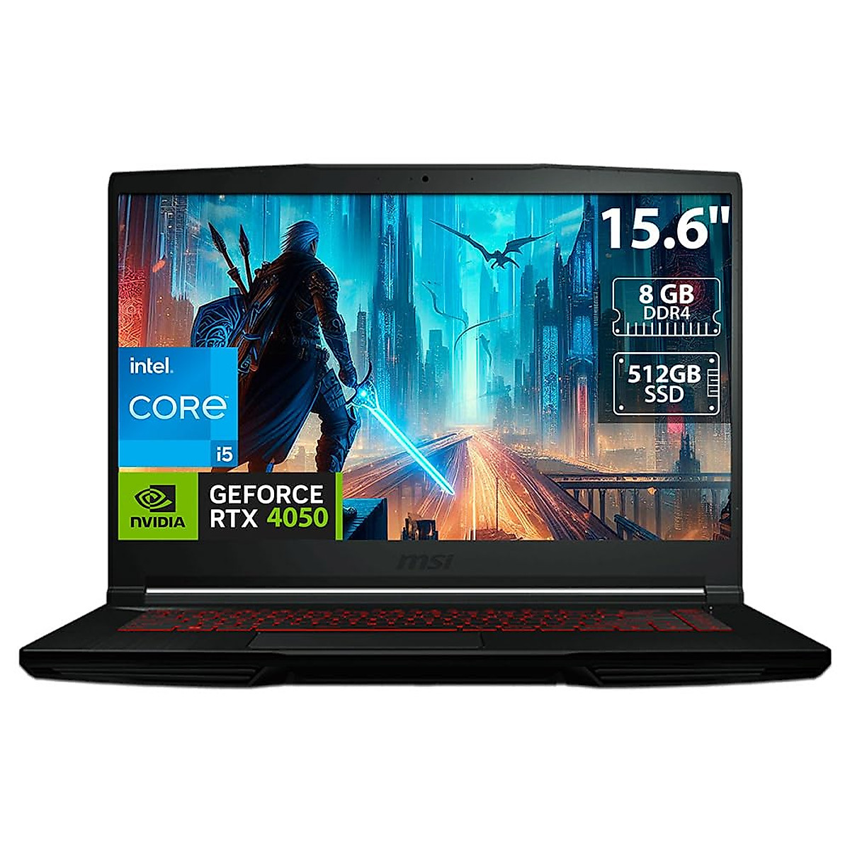 Msi Thin Gf63 Thin Gf63 12ve-437us 15.6 Gaming Notebook - Full Hd - 1920 X 1080 - Intel Core I5 12th Gen I5-12450h Octa-core [8 Core] 1.30 Ghz - 8 Gb Total Ram - 512 Gb Ssd -