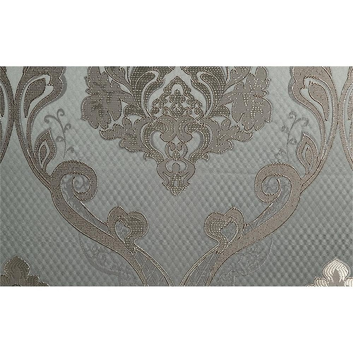 Acme Furniture Miliani Tufted Fabric & Wood Sofa with 5 Pillows in Gray/Bronze