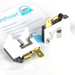 Reyhoar 2 Pcs 6750C-0005P Refrigerator Overload Protector Replacement Part, Compatible with Kemoe & LG Refrigerators - Replaces AP4439459, 1357963, AH3529540, EA3529540, PS3529540