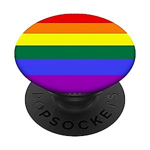 LGBT Pride Pop Socket - Pride Rainbow Flag PopSockets PopGrip: Swappable Grip for Phones & Tablets