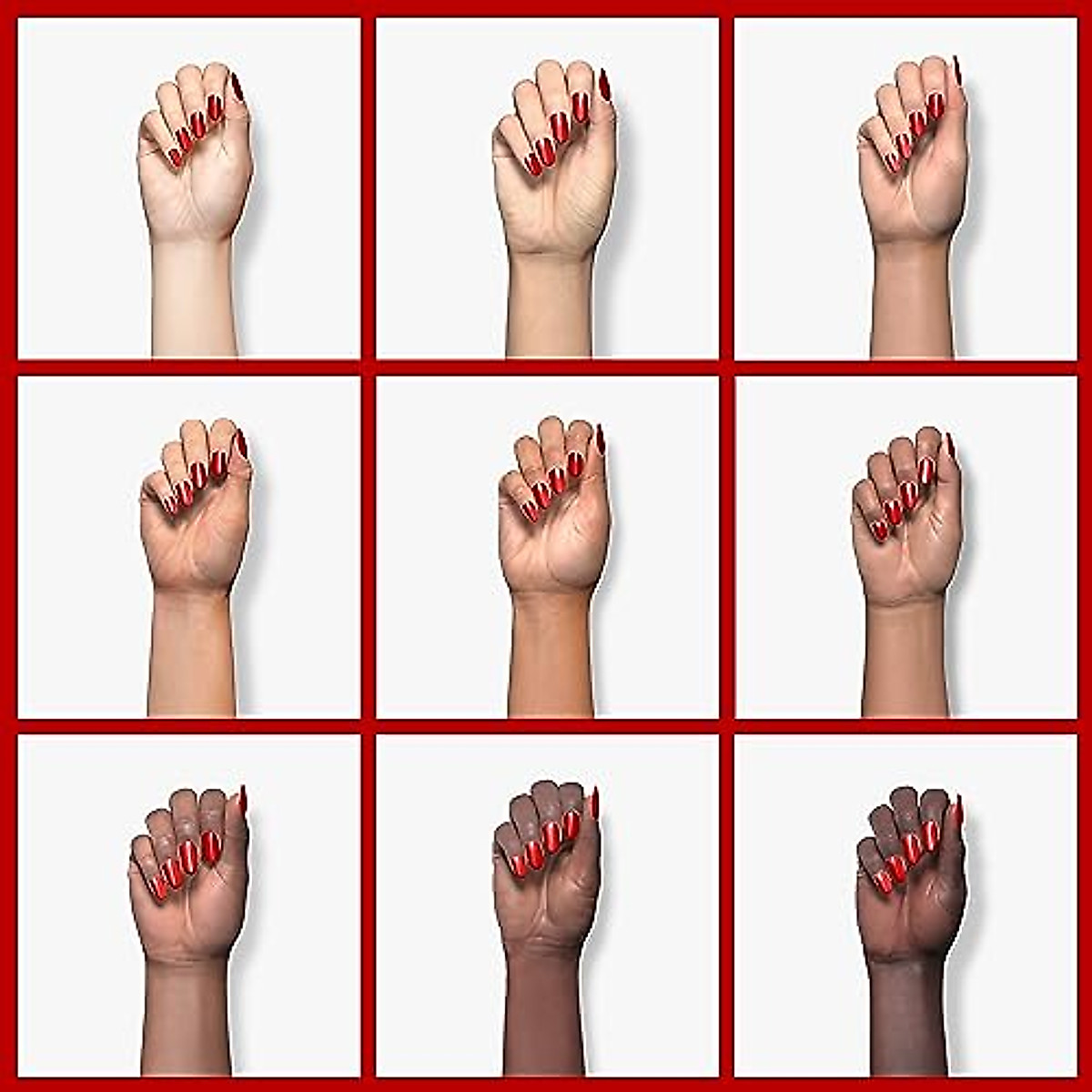 Beetles Gel Nail Polish, 1 Pcs 15ml 0.51 FL.OZ Red Color Soak Off U V LED Gel Polish Nail Art Design Manicure Salon DIY Salon Gel