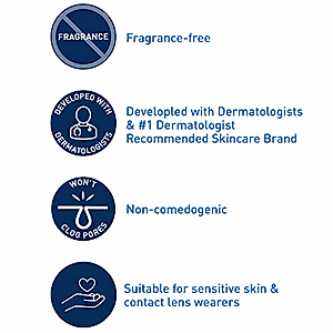 CeraVe Hydrating Cream-to-Foam Cleanser | Hydrating Makeup Remover and Face Wash With Hyaluronic Acid | Fragrance Free Non-Comedogenic | 19 Fluid Ounce