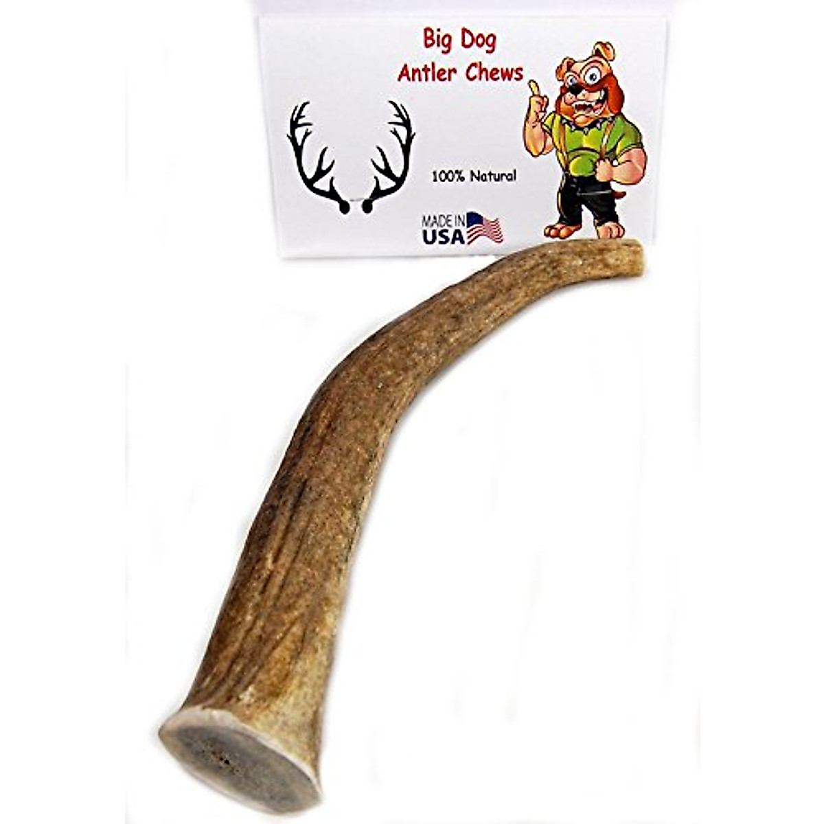 Big Dog Antler Chews Elk Antler Dog Chew, Extra Large Tine, 8 inches to 12 inches, XL - Great for Your Large to Extra Large Dogs and Puppies Brand