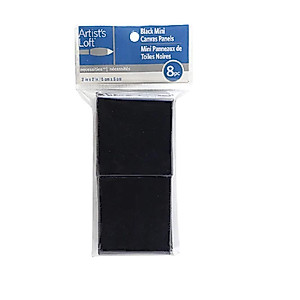 Necessities 2" x 2" Mini Canvas Panels 8ct. by Artist's Loft (Black)