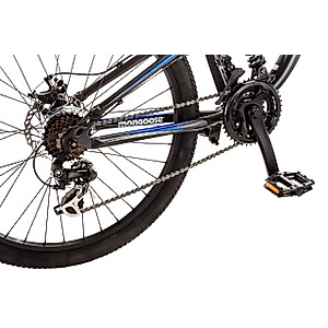 Mongoose Men's Detour Moutain Bike, 18-Inch Aluminum Frame, 26-Inch Wheels, Grey