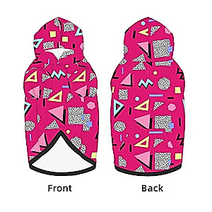 Retro Vintage 80s or 90s Pet Wear Hoodies Pet Dog Clothes Puppy Hoodies Dog Hoodies Costumes Pet Sweater M