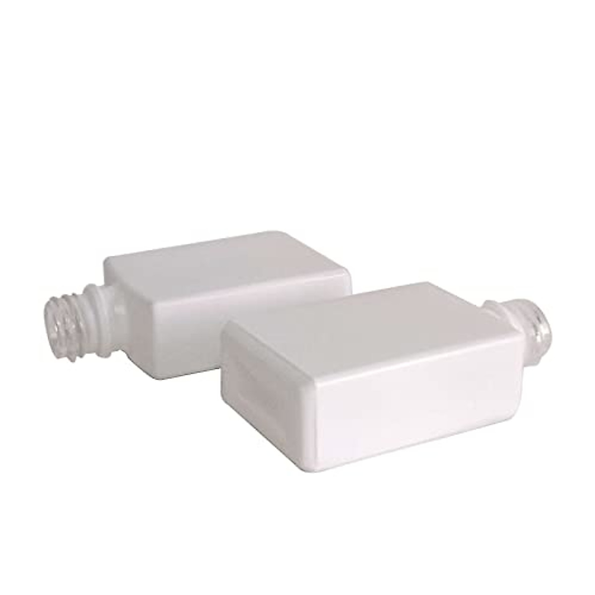 BEGIKET 12 Pack 1 oz Square Glass Dropper Bottle for Essential Oil, 30ml /1 oz White Coated Glass Bottle with Eye Droppers, for Perfume,Serums and Liquids (Matte White)