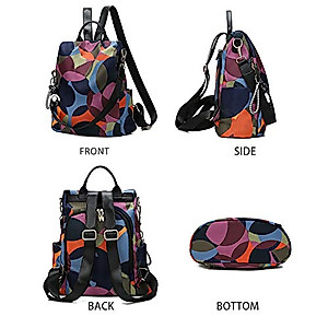 Freie Liebe Anti-theft Backpack Nylon BackPacks Handbags for Women School Travel Rucksack Lightweight Shoulder Bags
