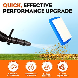 Hipa (pack of 3) A226000410 Air Filter for Echo PB-770H PB-770T PB-760LNH Backpack Blower for Shindaiwa EB770RT Blowers Backpack