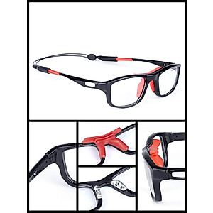 Mcolics Basketball Sports Soccer Goggles Antifog Safety Protective Glasses Eyewear for Adults Youth (Grey)