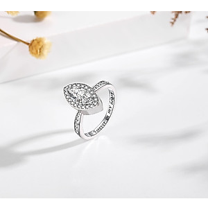 925 Sterling Silver Cremation Urn Ring (Size 10) for Women Holds Loved Ones Ashes - Memorial Keepsake Gifts for Mother