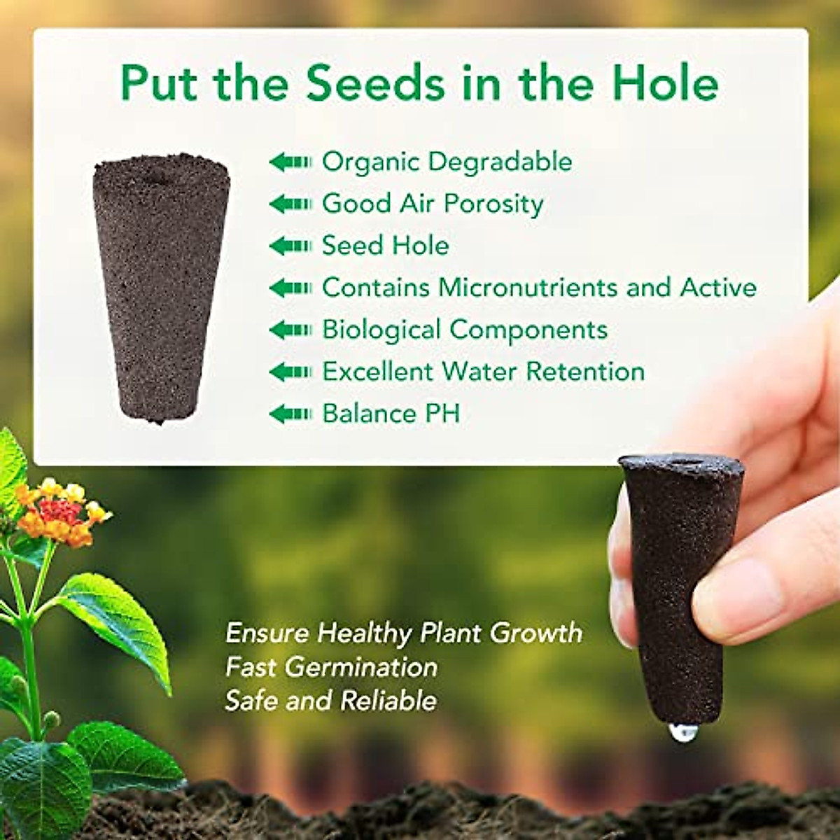 Seed Pods Kit for JustSmart IGS-20SE, Hydroponic Growing Kit, Grow Anything Kit with 12 pcs Grow Sponges, Grow Baskets, Grow Domes, and 1 Set of A&B Solid nutrients