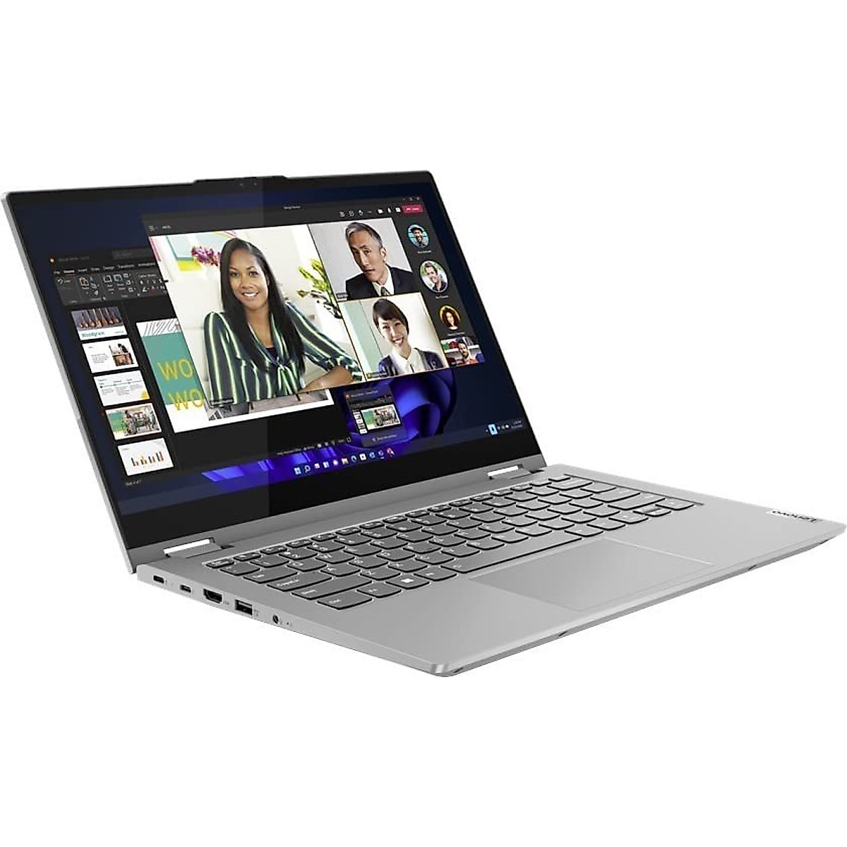 Lenovo ThinkBook 14s Yoga G2 IAP 21DM003LUS 14" Touchscreen Notebook - Full HD - 1920 x 1080 - Intel Core i5 12th Gen i5-1235U Deca-core (10 Core) - 8 GB Total RAM - 8 GB On-Board Memory - 256 GB SSD