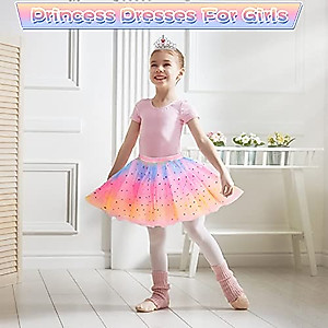 Princess Dresses for Girls,Halloween Costumes for Girls,Princess Dress Up Clothes for Little Girl,Christmas Birthday Gifts Toys for 3-6 Year Old Girls