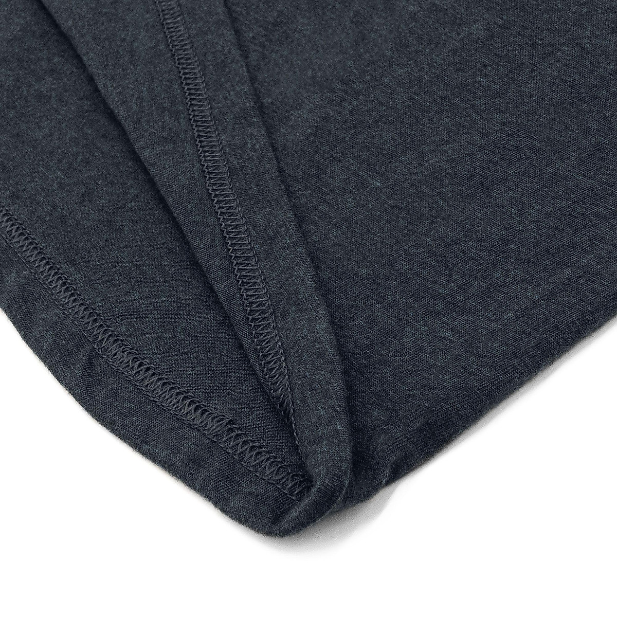 Tee Luv Men's Distressed Ford Signature Shirt, Navy Heather, S