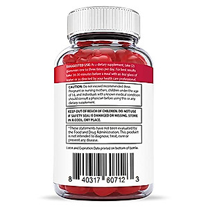 Justified Laboratories Fast Keto ACV Gummies 1000MG with Pomegranate Juice Beet Root B12 60 Gummys