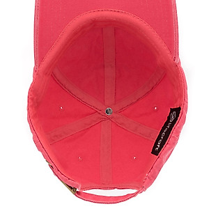 Lifecraft Boat Hair Don't Care Embroidered Washed Distressed Denim Womens Baseball Cap Cotton Dad Hat Boater Gift