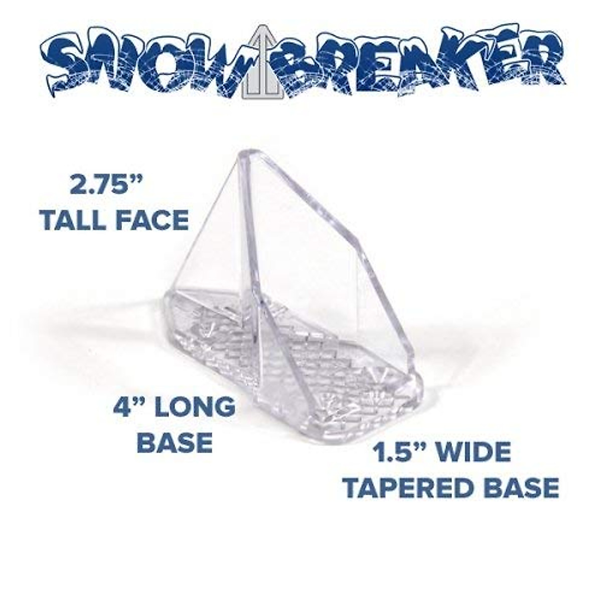 SnowBreaker Snow Guards 25 Pieces for Metal Roofs (Peel and Stick)