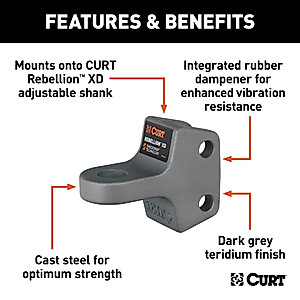 CURT 45940 Replacement Rebellion XD Tongue Attachment