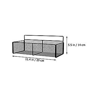 Hemoton Sink Storage Rack Shower Caddy Shelf, Shower Caddy Organizer Wall Mounted Rustproof Basket, Storage Rack for Bathroom, Shower and Kitchen (29CM) Tote Storage Rack