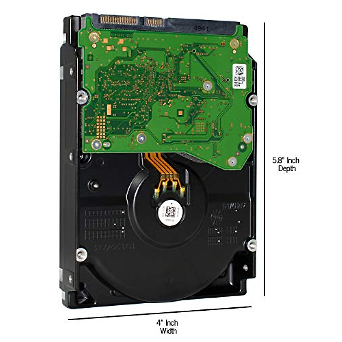 HGST - WD Ultrastar DC HC520 HDD | HUH721212ALE600 | 12TB 7.2K SATA 6Gb/s 256MB Cache 3.5-Inch | ISE 512e | 0F30144 | Helium Data Center Internal Hard Disk Drive (Renewed)