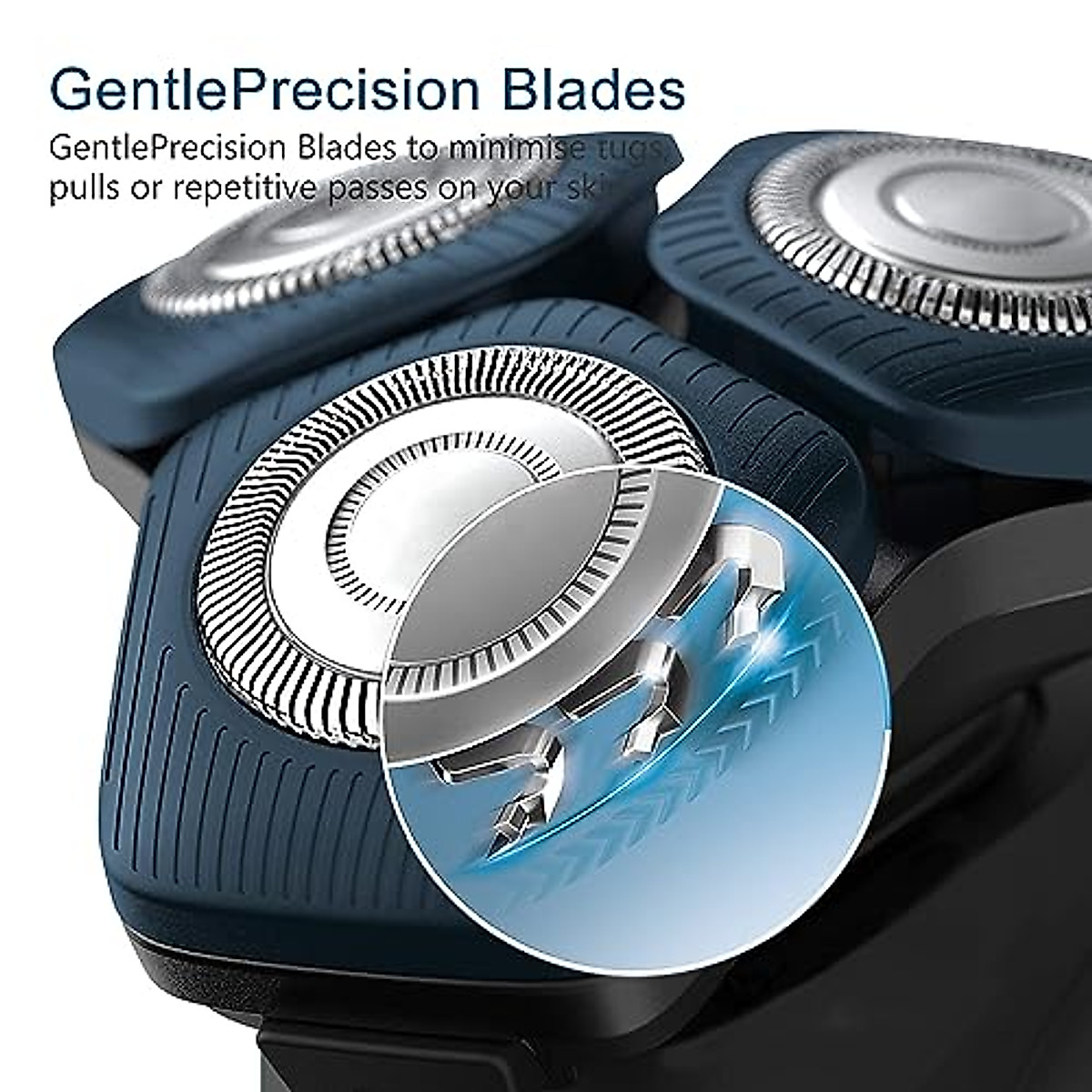 SH70 Replacement Blades for Philips Norelco Series S7030 S7000 Refills with Blade Retaining Rings 3-pc Pack.
