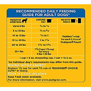 Pedigree Complete Nutrition Adult Dry Dog Food Roasted Chicken, Rice & Vegetable Flavor, 40 Lb. Bag