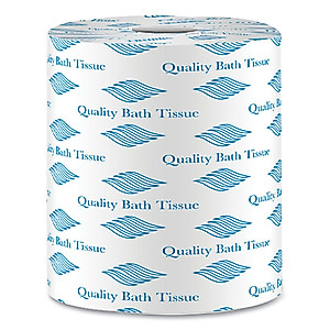 General Supply 500 Bath Tissue, 2-Ply, 500 Sheets Per Roll, White (Case of 96 Rolls)