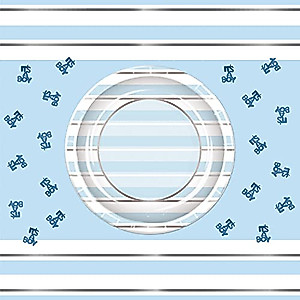 Beistle It’s A Boy Baby Shower Confetti Sprinkles For Gender Reveal Party – 0.5 Ounces Of Metallic Plastic Table Scatter Decor