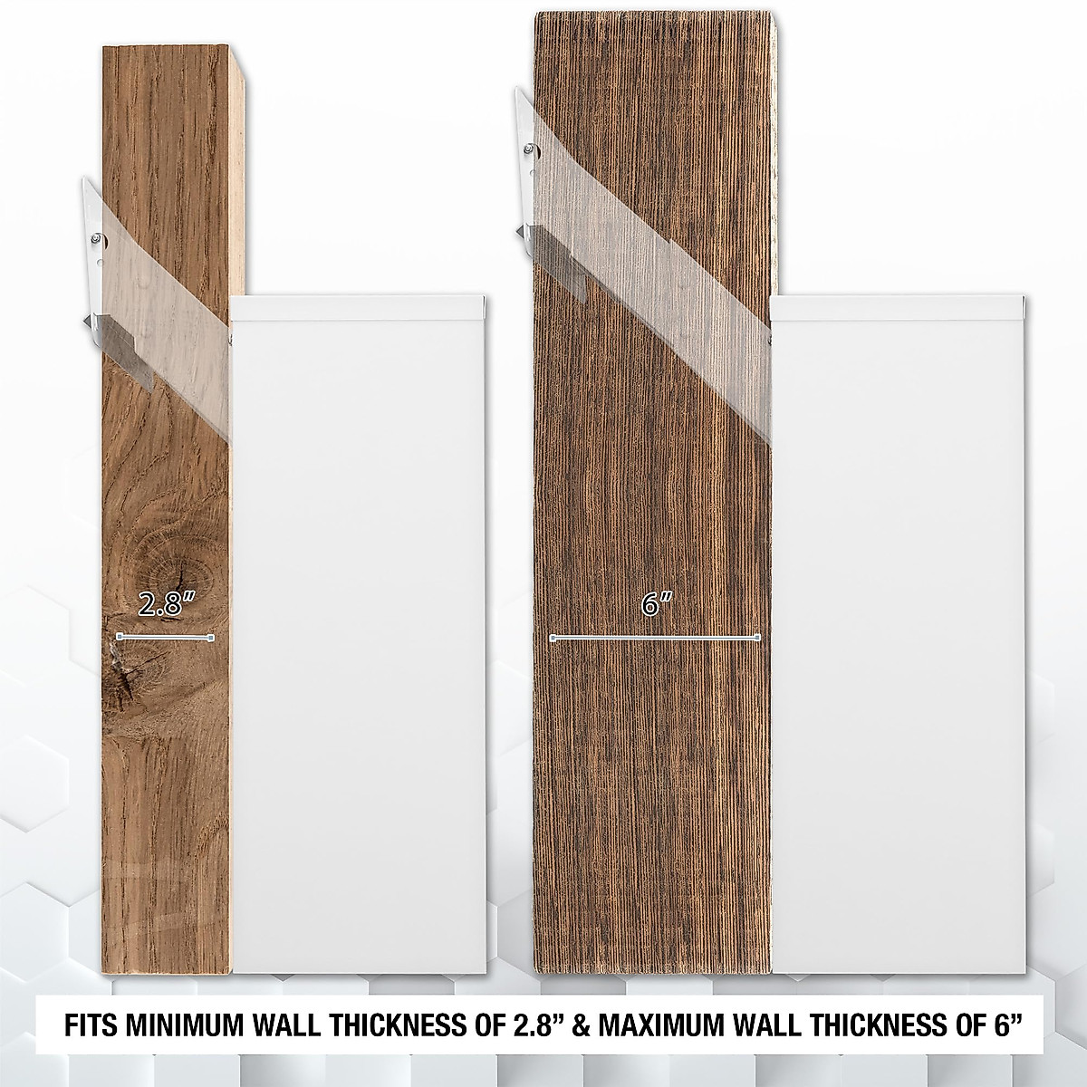 Barska CB13954 Through-The-Wall Mail Drop Box with Adjustable Chute with Key Lock, for Home & Office Document Cash Deposit Retrieval