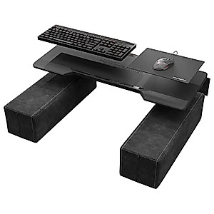 Couchmaster CYCON² Black Edition - Couch Gaming Desk for Mouse & Keyboard (for PC, PS4/5, Xbox One/Series X), Ergonomic lapdesk for Couch & Bed