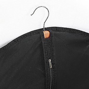 15 Pack Suit Bags Garment Bag for Men Storage 40-inch Clothes Cover with Clear Window and ID Card Holder for Suit Jacket, Skirt, Shirt and Coat