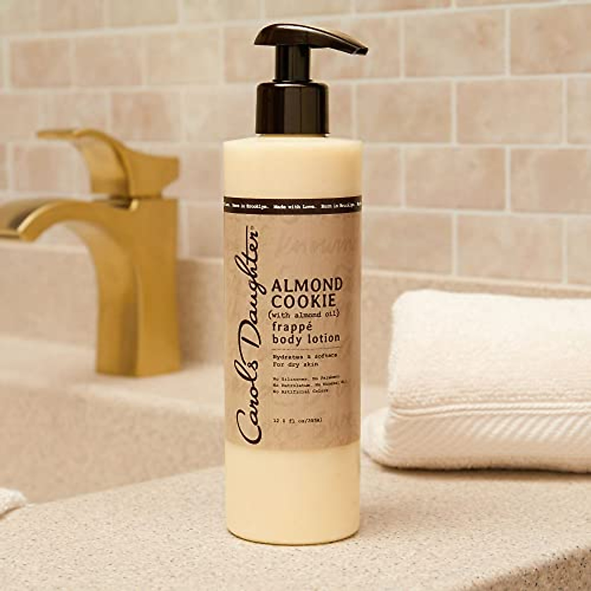 Carol’s Daughter Almond Cookie Body Gift Set For Dry Skin, Blended with Almond Oil, Contains Sulfate Free Body Wash, Hand Cream, and Body Lotion, Paraben Free