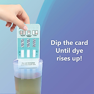 Prime Screen Marijuana (THC) Multi Panel Urine Test Kit. Highly Sensitive THC 3 Level Drug Test Kit- Multi Level Detecting Any Form of THC Cannabis Test at 15 ng/mL, 50 ng/mL, and 100 ng/mL - [5 Pack]