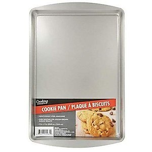 3~ Pans Baking Sheet Set 9x13 in. Cookie Flat Kitchen Non-stick Bakeware