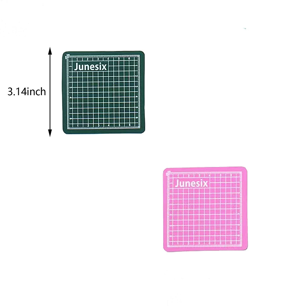 4PCS Mini Cutting Pad Self Healing Craft Mat Small Sewing Cutting Mat Non-Slip Mini Cut Board for Scrapbooking Quilting Sewing Accessories Green