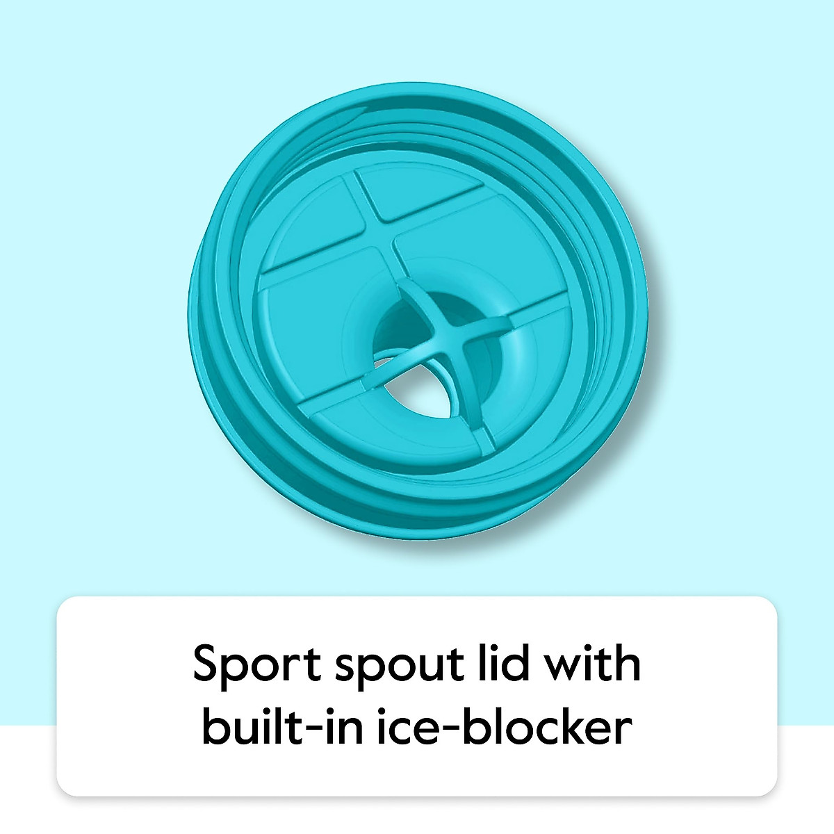 Takeya Sport 22 oz Triple Wall Insulated Stainless Steel Water Bottle With Ice Blocking Spout Lid, Unmatched Quality, 26+ Hours Cold, Pro Fire