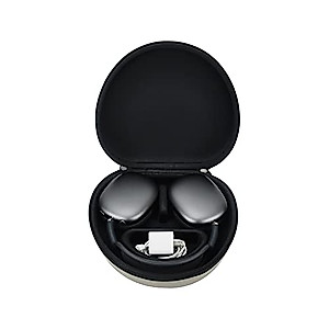 Hard Storage Case for Airpods Max Headphones with Sleep Mode Function, Protective Hard Shell Travel Carrying Bag for Apple AirPods Max