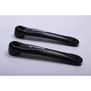 PROWHEEL Ebike Crank Arm Available in Square Hole,140MM/152MM/160MM/165MM/170MM/175MM Black Bike Crank Arm for Electric Bike,Mid Mounted Motor,Torque(1 Pair)