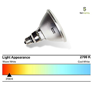 Sterl Lighting 70w Par38 High Output 90 Watt Replacement PAR38 Halogen Dimmable Floodlight E26 Base 120V 4.8In 800 Lumens Canister Spot Light Outdoor Flood Light Bulbs 70PAR38/FL 2700K WW Clear 2 Pack