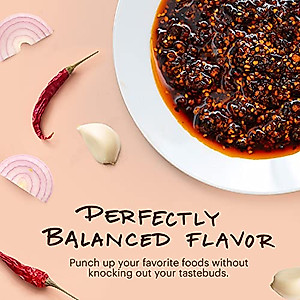 Momofuku Chili Crunch by David Chang, (5.3 Ounces), Chili Oil with Crunchy Garlic and Shallots, Spicy Chili Crisp, 2 Pack