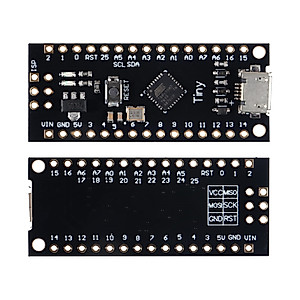 QCCAN 4PCS MH-Tiny ATTINY88 Micro Development Board 16Mhz Upgraded /for Nano V3.0 ATmega328 Extended Compatible for Arduino