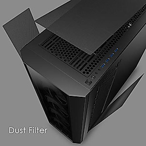 anidees AI Crystal XL PRO RGB Full Tower Tempered Glass XL-ATX/E-ATX/ATX Gaming Case Support 480/360 Radiator, Optical Drive, Includes RGB 120x5 PWM Fans/LED Stripsx2 - AI-XL-PRO-RGB (PC Case ONLY)