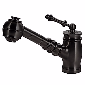 Houzer SCEPO-263-OB Scepter Pull Out Kitchen Faucet, Oil Rubbed Bronze
